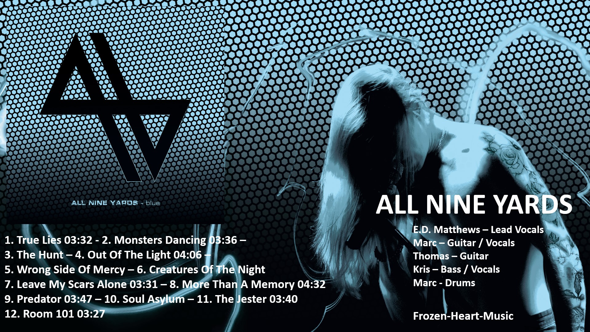 ALL NINE YARDS – Blue – metal-heads.de