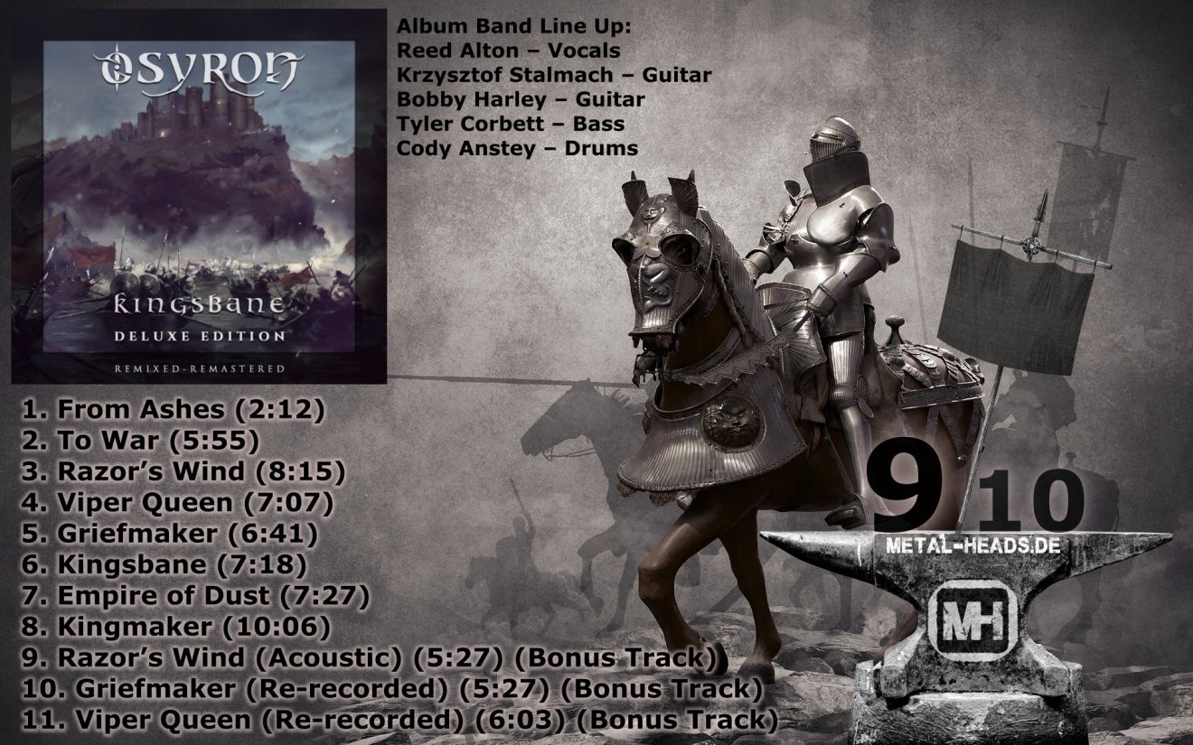 OSYRON-„Kingsbane“ Review – metal-heads.de