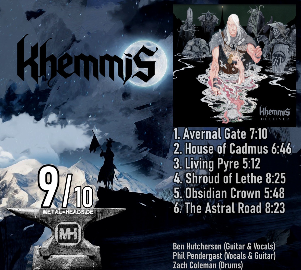 KHEMMIS – „Deceiver“ Review – metal-heads.de