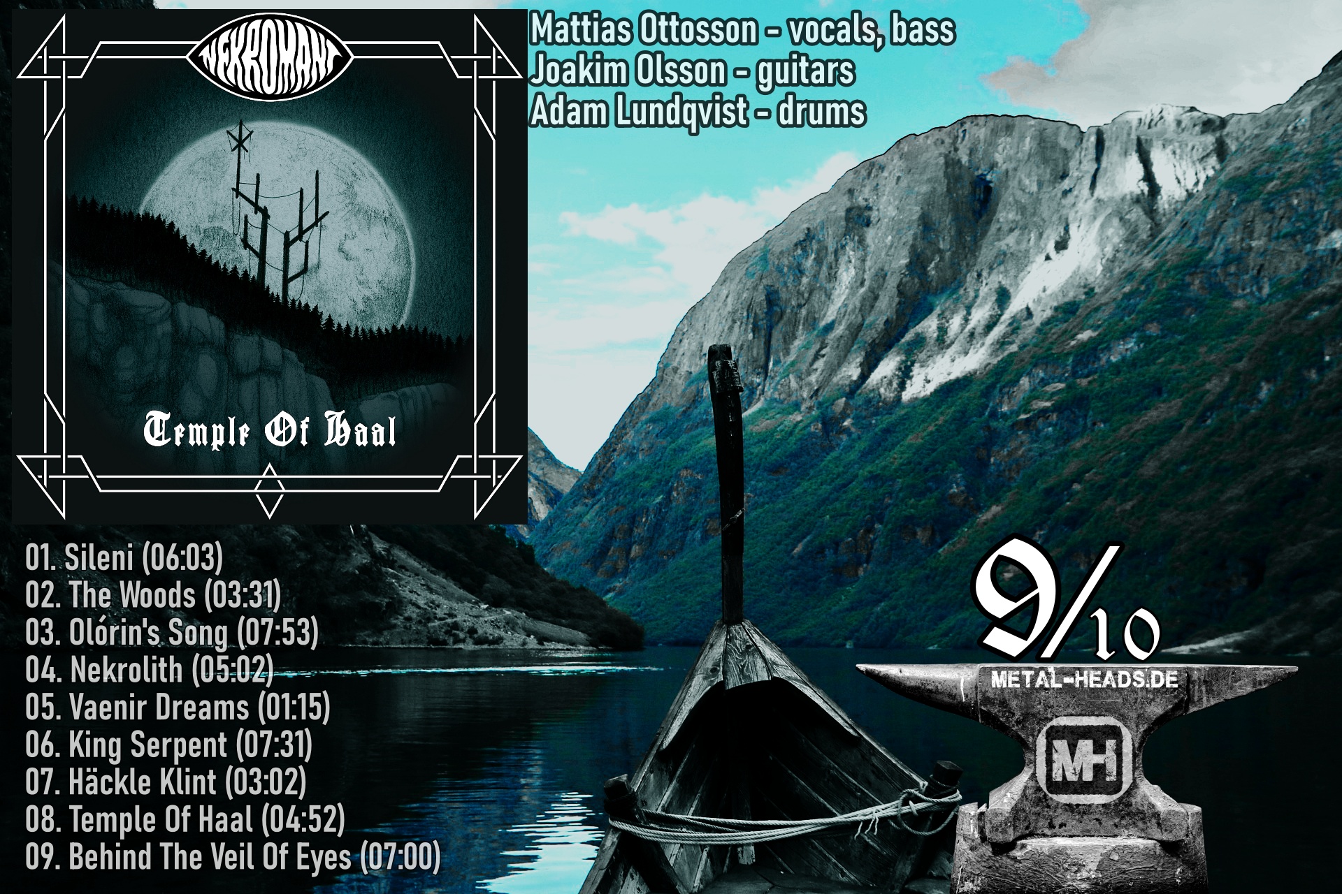 NEKROMANT – „Temple Of Haal“ Review – metal-heads.de