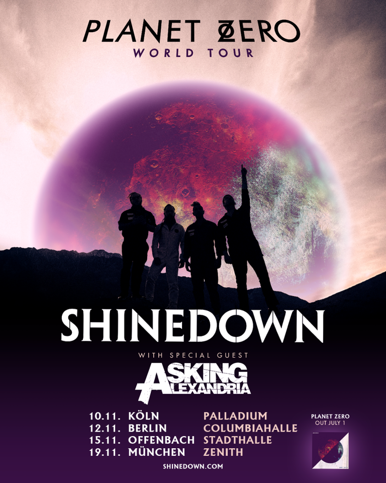 Shinedown – Europatour zum neuen „Planet Zero“ Album – metal-heads.de