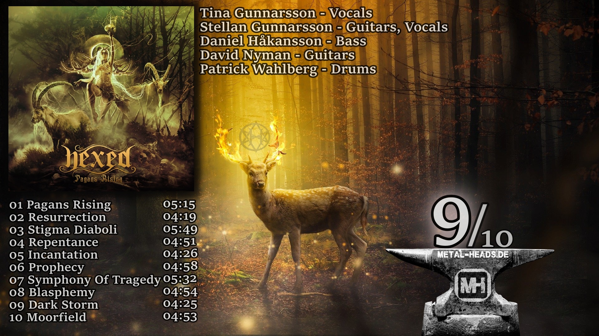 HEXED-„Pagans Rising“ Review – metal-heads.de