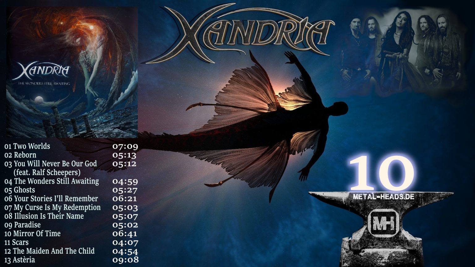 XANDRIA-„The Wonders Still Waiting“ Review – metal-heads.de